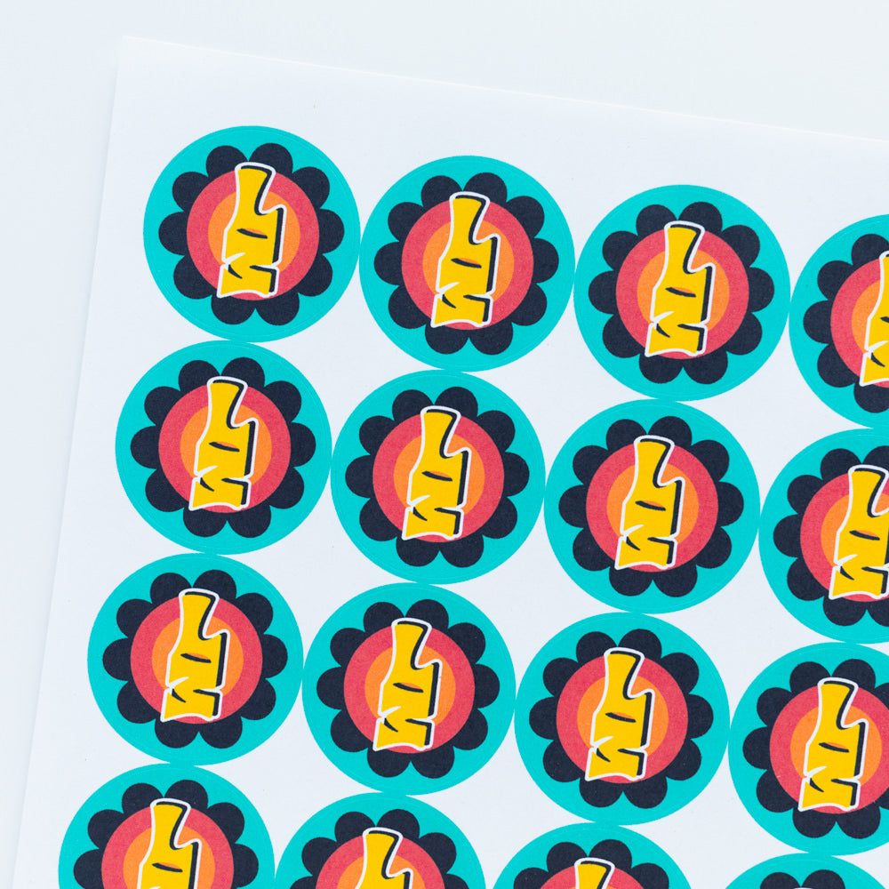 37mm Personalised Logo Stickers – Jeff and the Squirrel