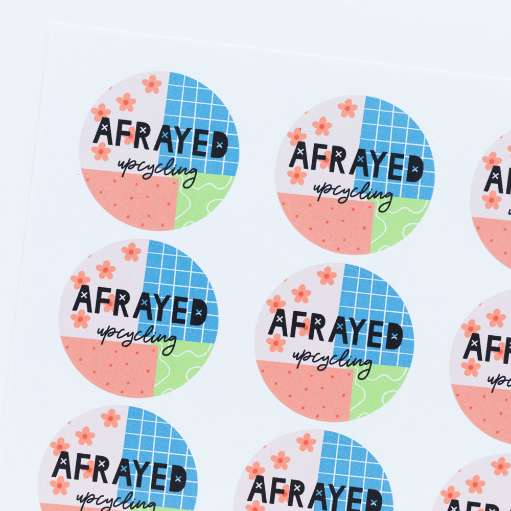 51mm Personalised Logo Stickers – Jeff and the Squirrel