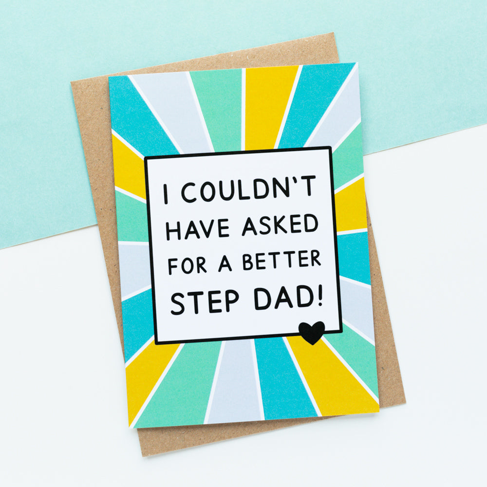 Better Step Dad Card – Jeff and the Squirrel