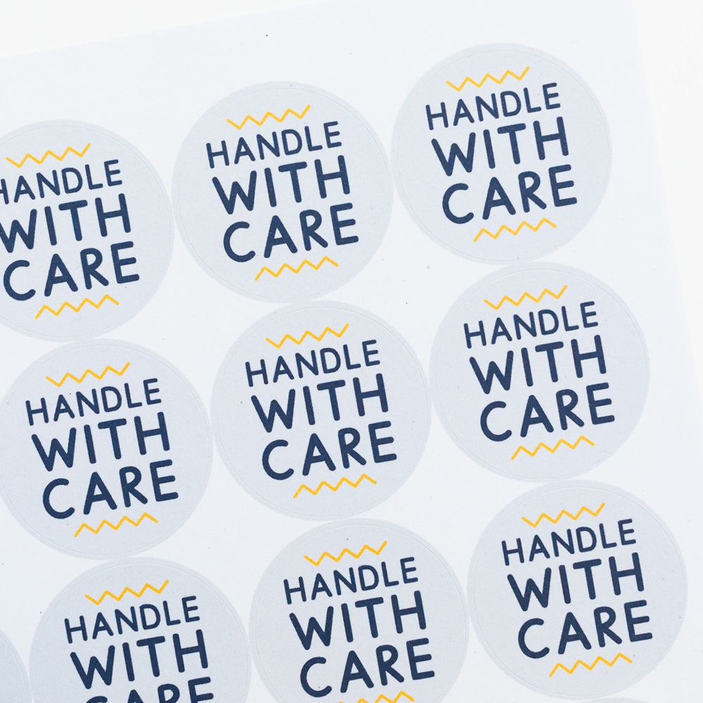 Handle With Care Stickers – Jeff and the Squirrel