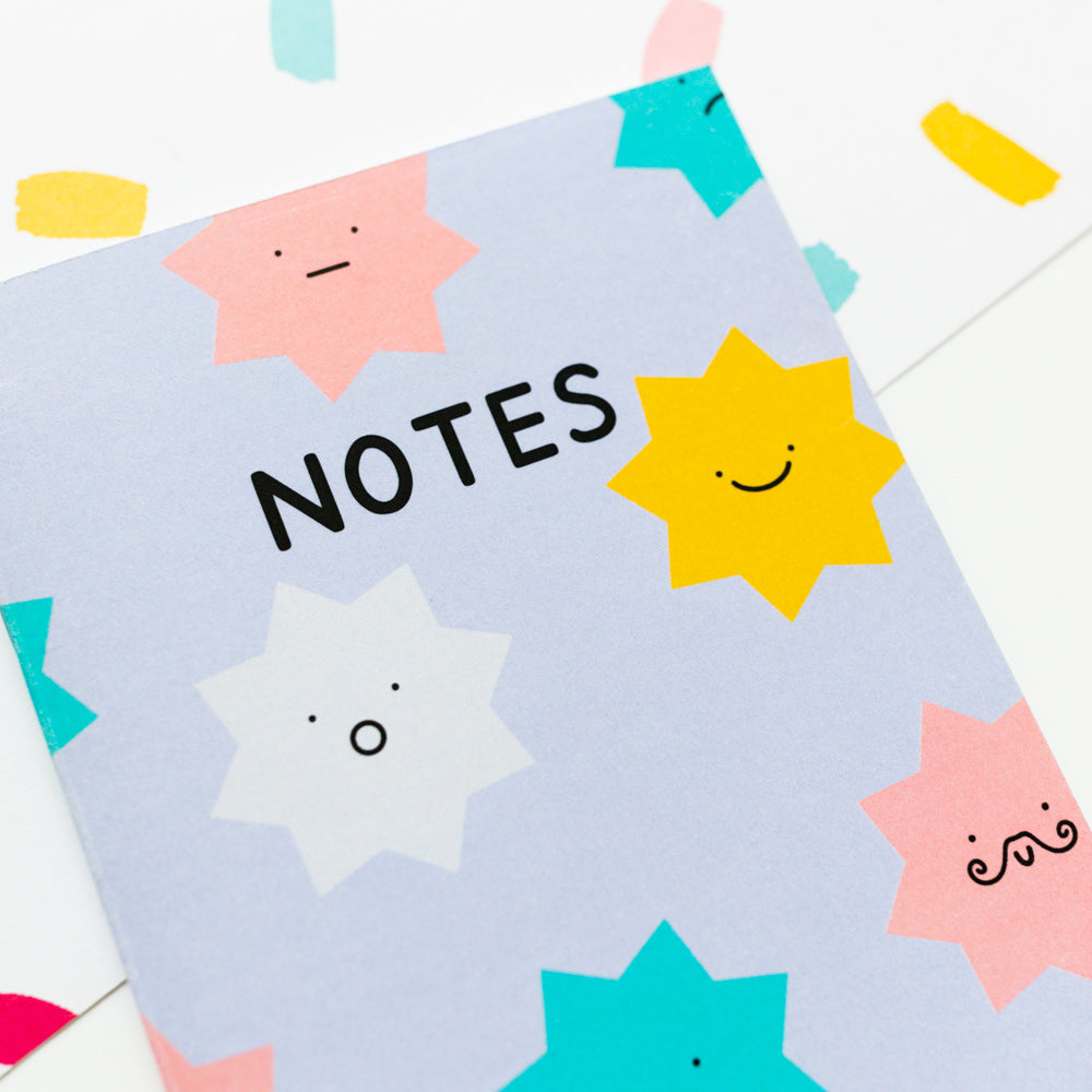 Star Faces A6 Notebook – Jeff and the Squirrel