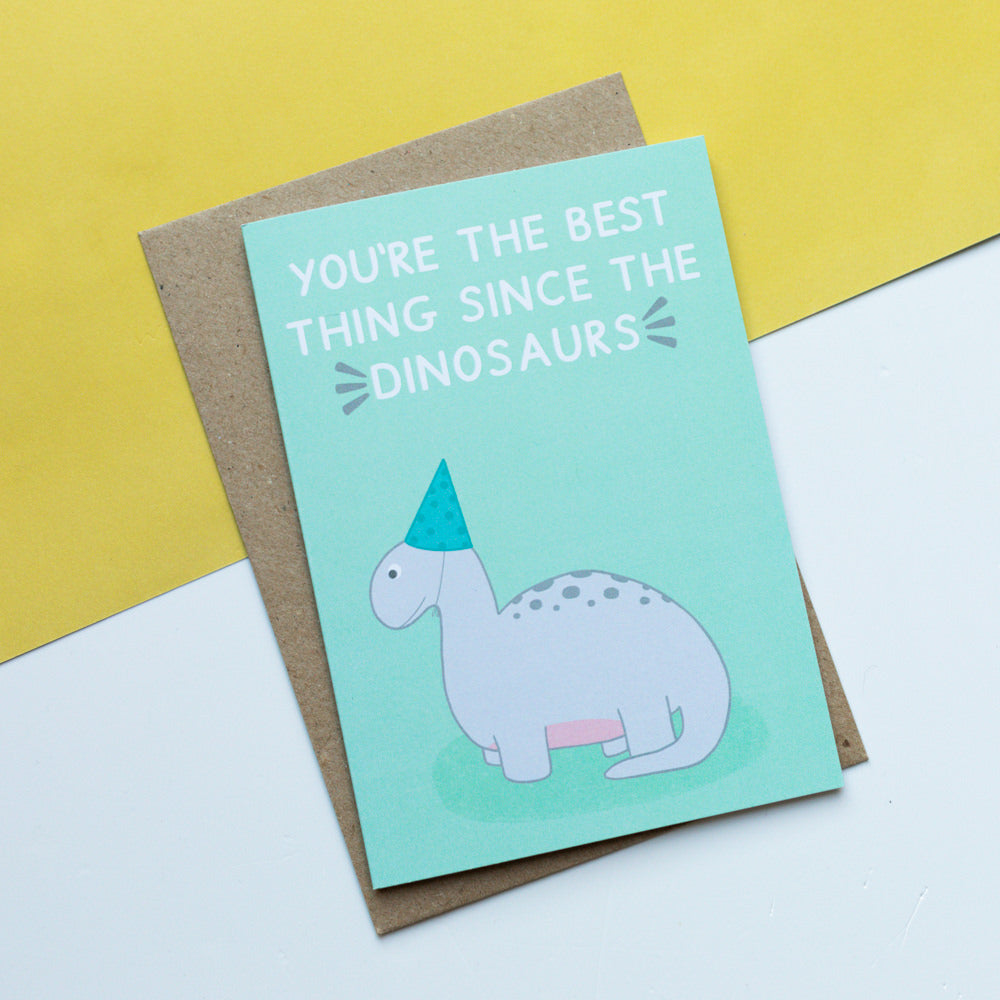 Best Thing Since Dinosaurs Card – Jeff and the Squirrel