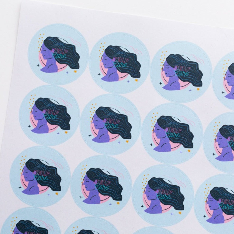 37mm Personalised Logo Stickers | Jeff and the Squirrel