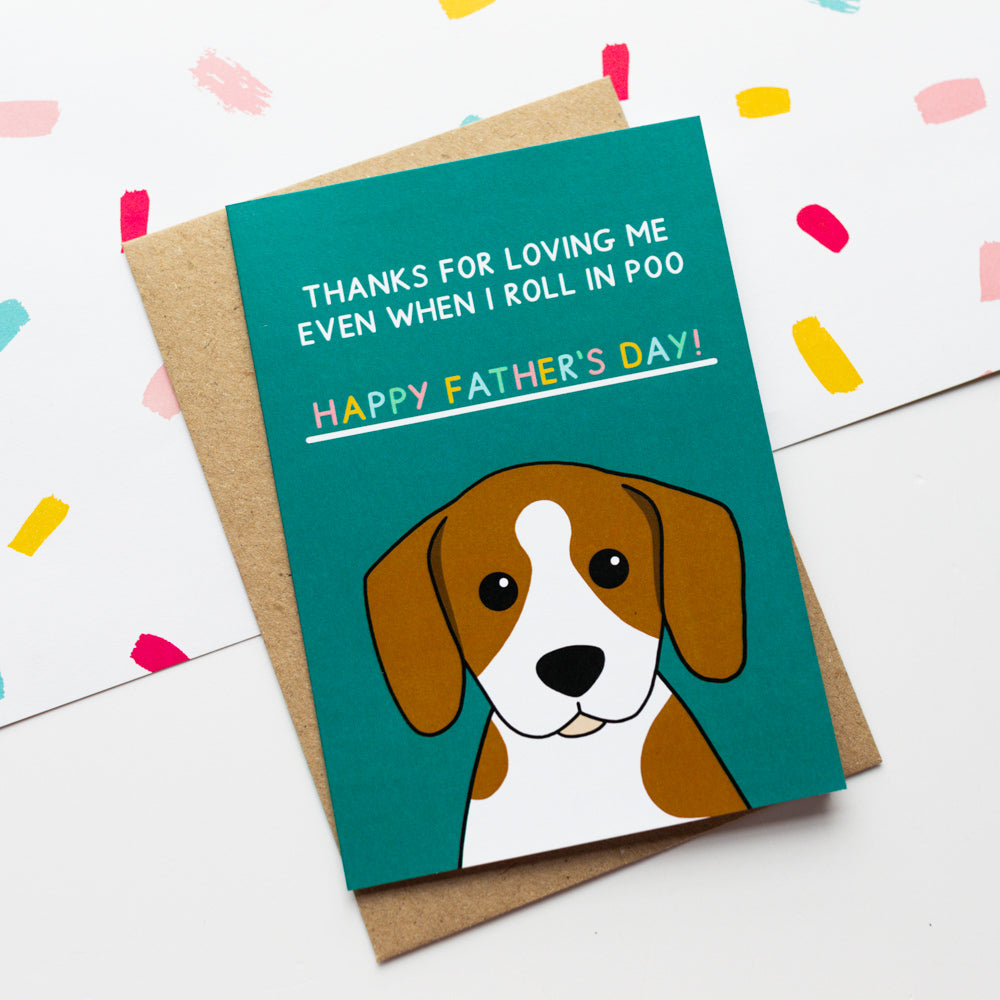 Thanks For Loving Me Dog Card – Jeff and the Squirrel